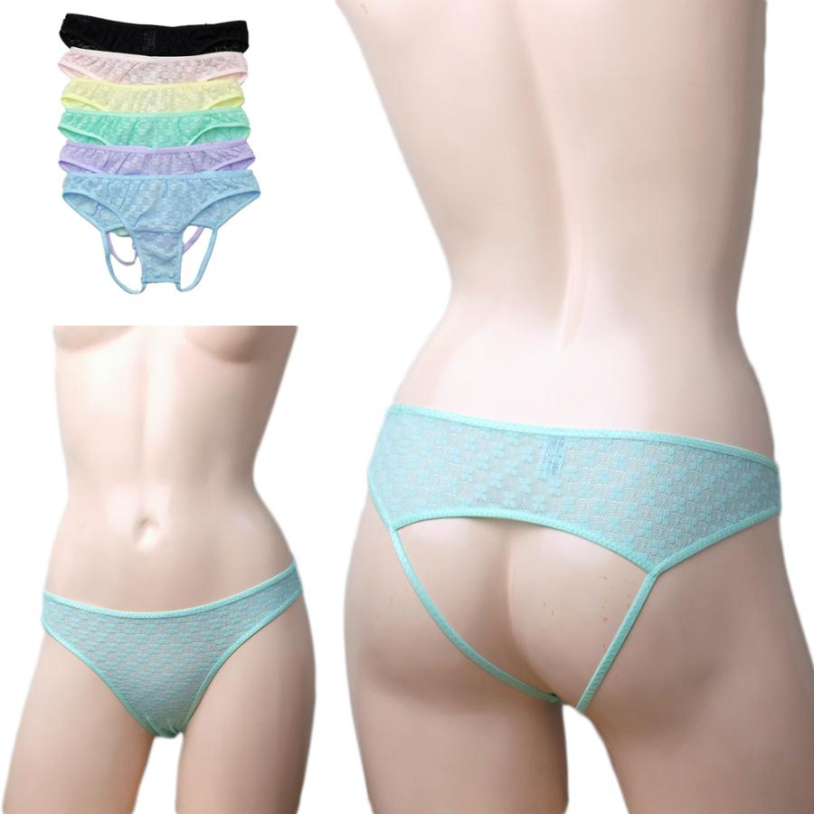 TM COLLECTION ユニセックスショーツ 総レース バックオープン ハーフバック ショーツ 男女兼用 レディース メンズ ターキー uniSeX 168378 : G コレクション ...