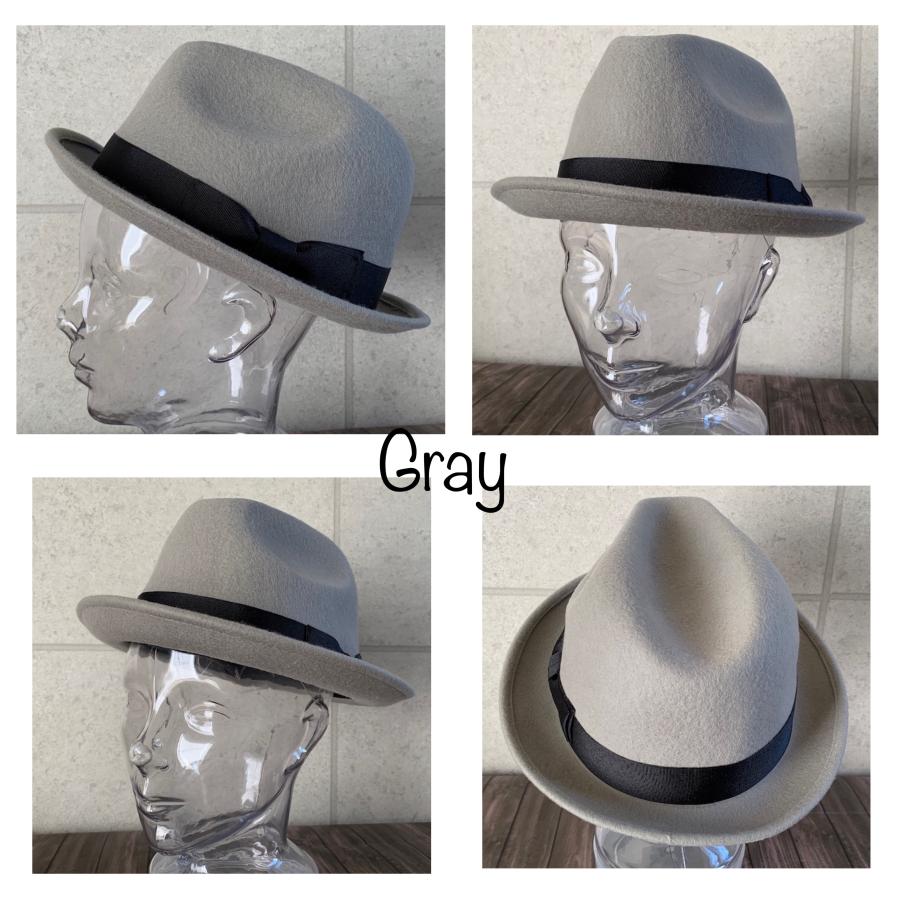 帽子 特価 XL BIGサイズ フェルト 中折れ ハット ウール100% シンプル 中折れ帽 男女兼用 大きいサイズ 秋冬 サイズ調整 【店内商品2点以上ご購入で送料無料】 :2bgwfh ...