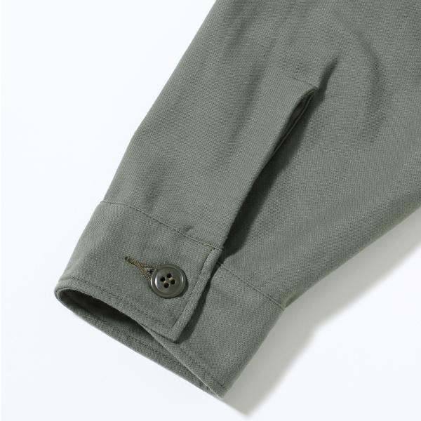 BUZZ RICKSON'S バズリクソンズ BUZZRICKSON'S 長袖 コットン サテン ユーティリティー OG-107 シャツ ...