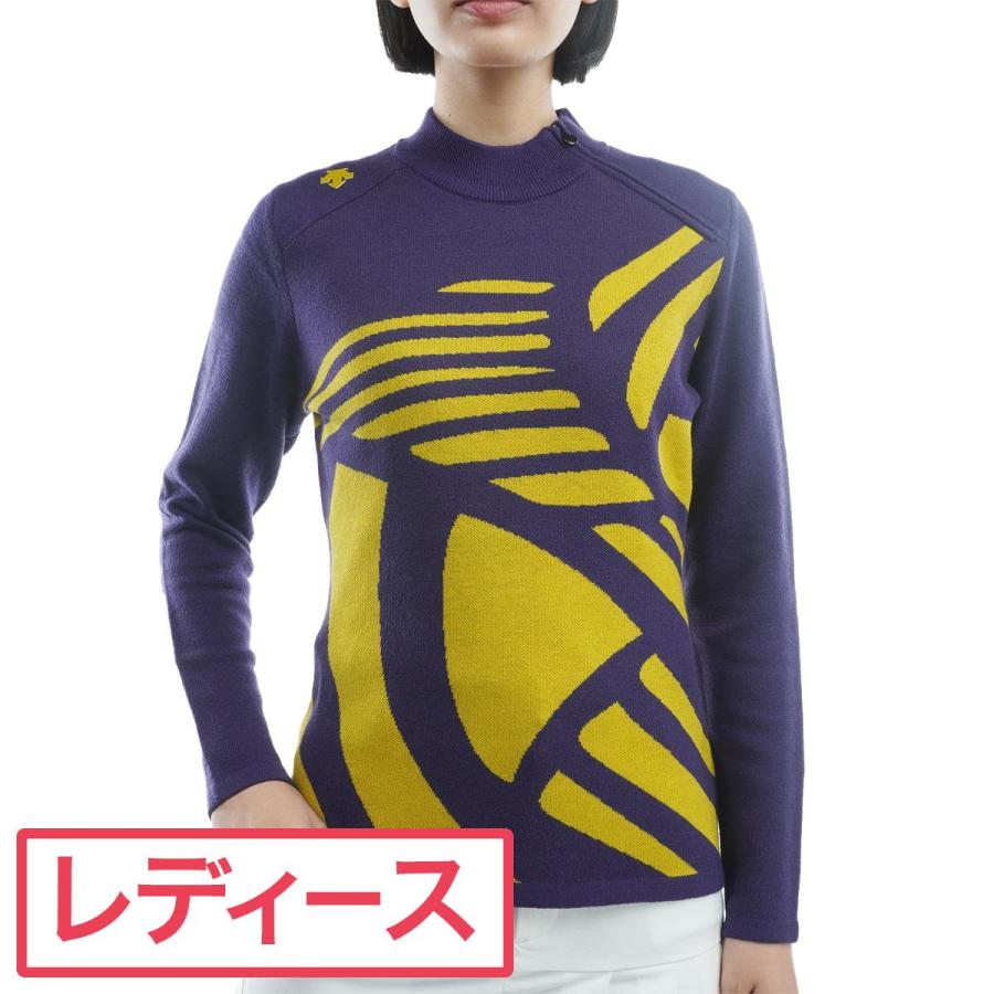 DESCENTE デサントゴルフ GOLF ハーフジップ ジャガードセーター レディス : GDOゴルフショップ Yahoo!店 - 通販 - Yahoo!ショッピング