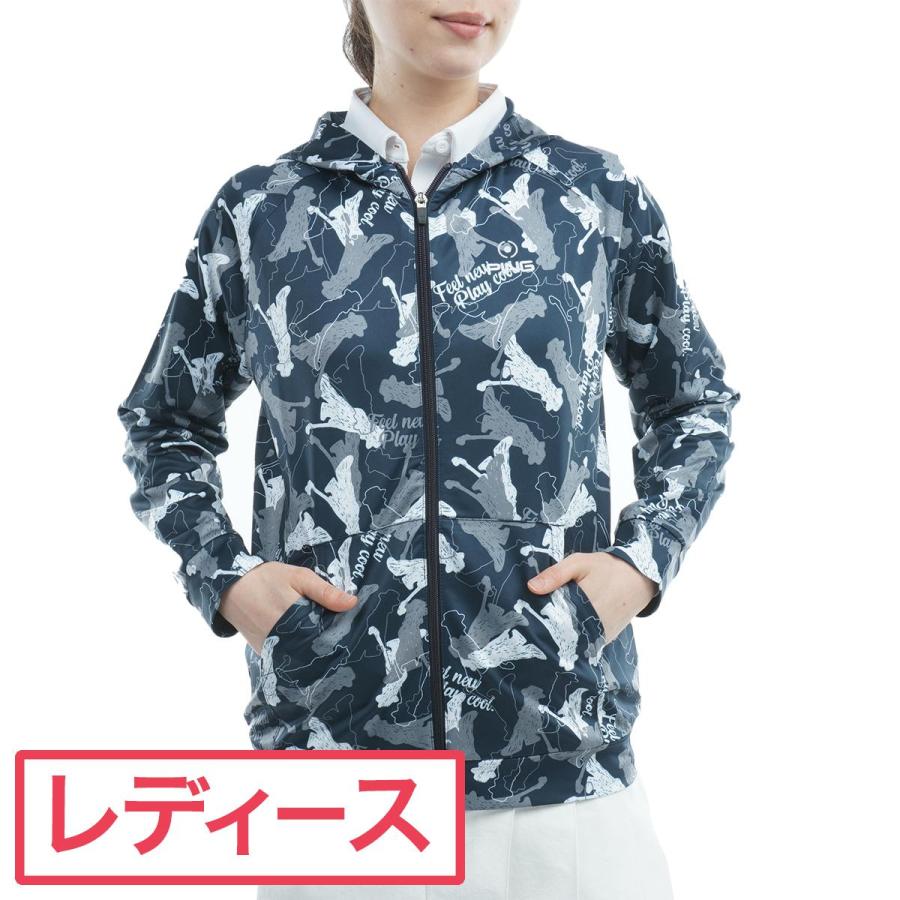 ピン PING Mr.PING総柄プリント フルジップフーディー レディス :0000677386:GDOゴルフショップ Yahoo!店 - 通販 - Yahoo!ショッピング