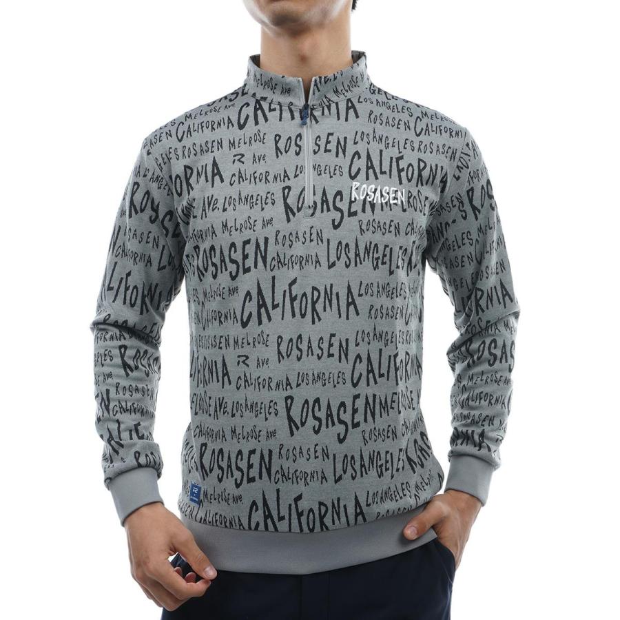 ロサーセン ROSASEN エコロゴジャカード ストレッチ ハーフジップ長袖シャツ : 0000679137 : GDOゴルフショップ Yahoo!店 - 通販 - Yahoo!ショッピング