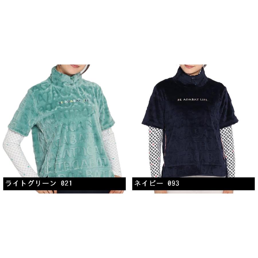 アダバット adabat ストレッチ ふわふわロゴ 半袖プルオーバー レディス : 0000681462 : GDOゴルフショップ Yahoo!店 - 通販 - Yahoo!ショッピング