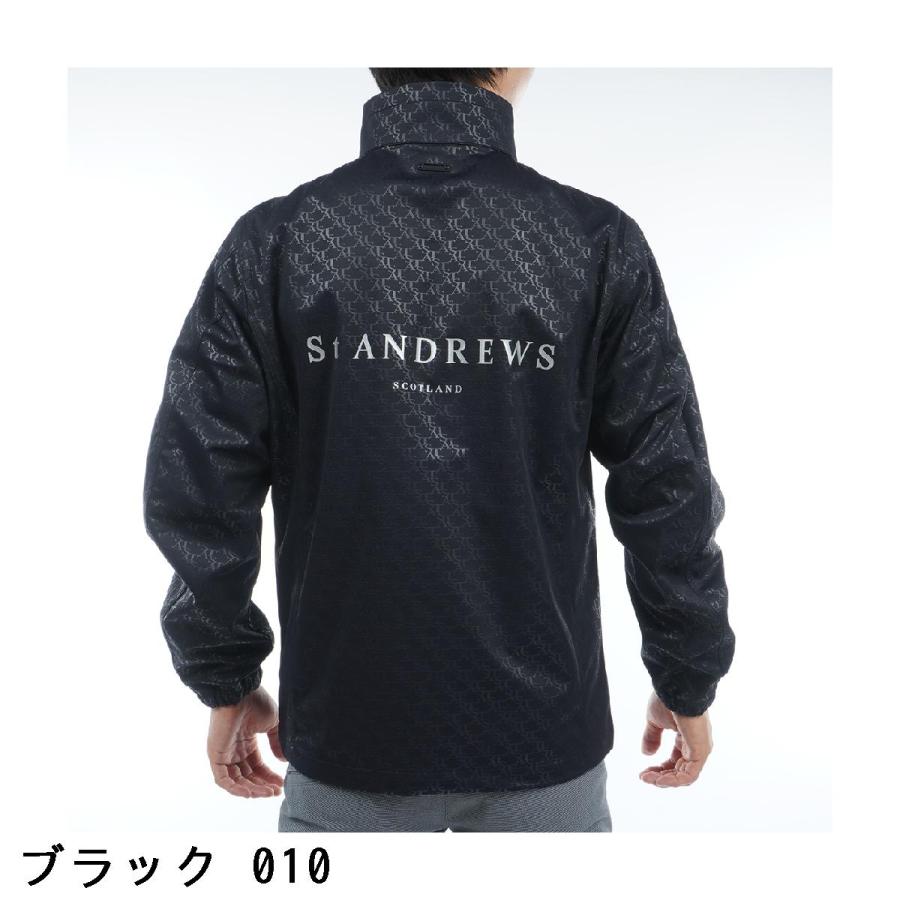 セント・アンドリュース St ANDREWS STAモノグラムエンボス ボンディングブルゾン :0000711579:GDOゴルフショップ Yahoo!店 - 通販 - Yahoo!ショッピング