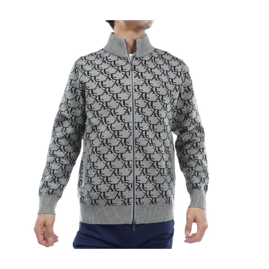 セント・アンドリュース St ANDREWS STAモノグラムジャカード ニットブルゾン : 0000711598 : GDOゴルフショップ Yahoo!店 - 通販 - Yahoo!ショッピング