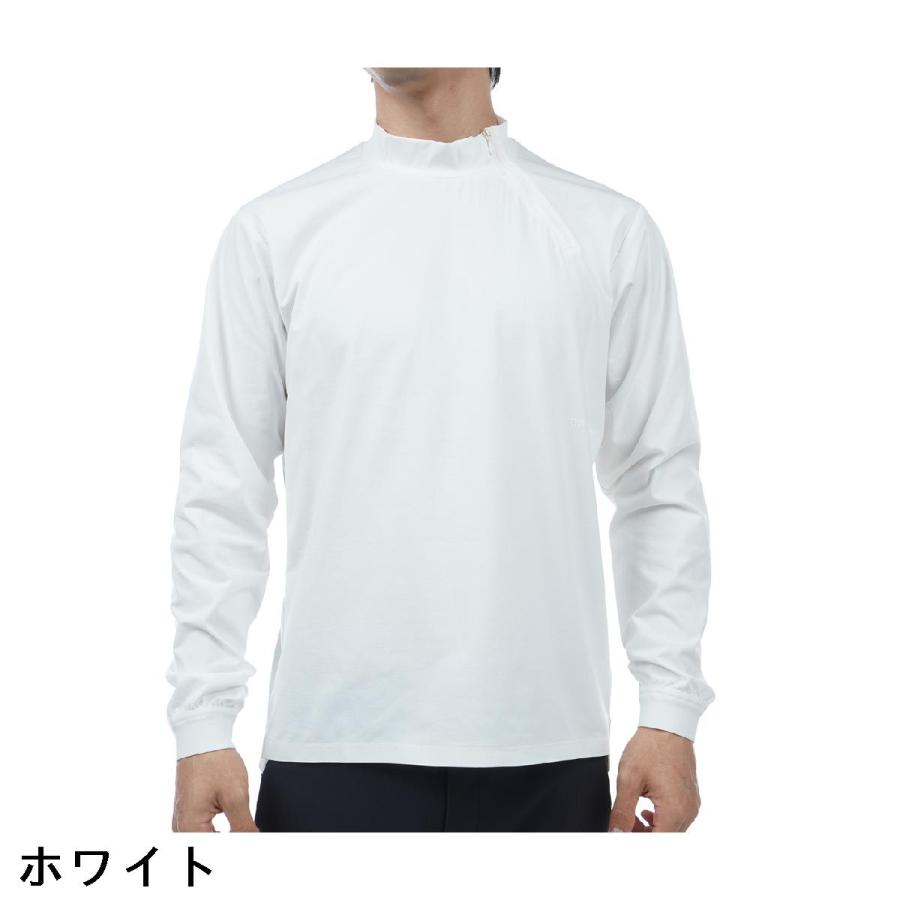 アンパスィ and per se & GOLF ストレッチ ドライエアリープレーン モックネック長袖Tシャツ and per se（アンパスィ） & GOLF ストレッチ ドライエアリープレーン