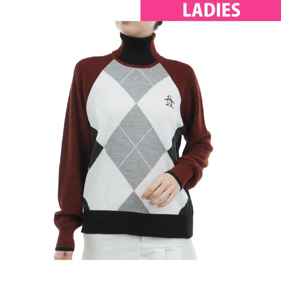Munsingwear マンシングウェア SEASON COLLECTION アーガイルタートルネックセーター レディス : GDOゴルフショップ Yahoo!店 - 通販 - Yahoo ...