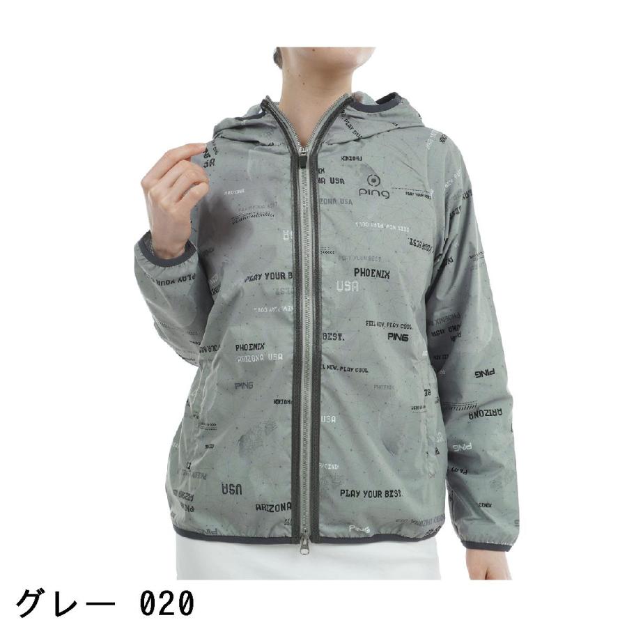 PING ピン EARTHプリント フーディーブルゾン レディス : GDOゴルフショップ Yahoo!店 - 通販 - Yahoo!ショッピング