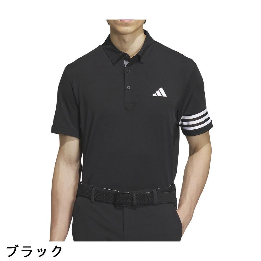 adidas アディダス Adidas 3ストライプス ストレッチ メッシュベント半袖ポロシャツ : GDOゴルフショップ Yahoo!店 - 通販 - Yahoo!ショッピング