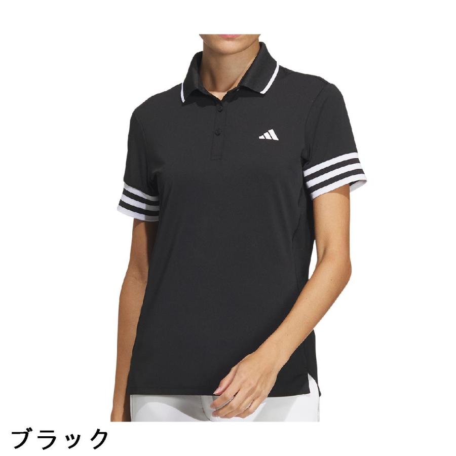 adidas アディダス Adidas 3ストライプス ストレッチ メッシュベント半袖ポロシャツ レディス : GDOゴルフショップ Yahoo!店 - 通販 - Yahoo!ショッピング