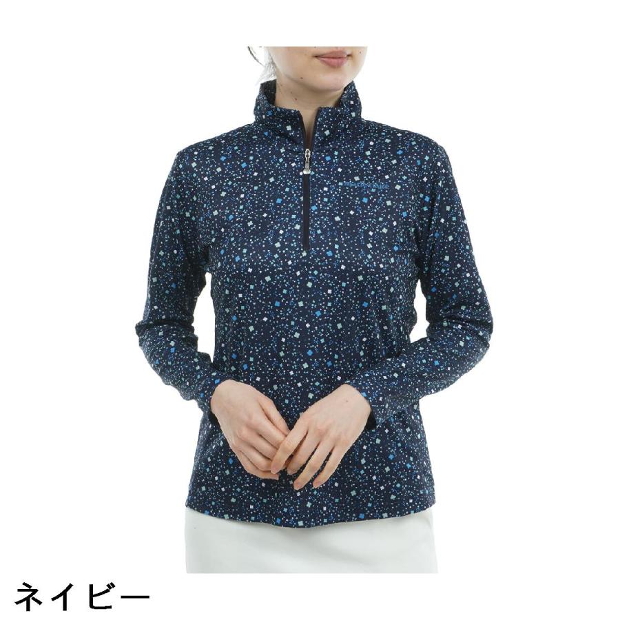 Marie Claire マリクレール marie claire ハーフジップ ハイネック長袖シャツ レディス : GDOゴルフショップ Yahoo!店 - 通販 - Yahoo!ショッピング