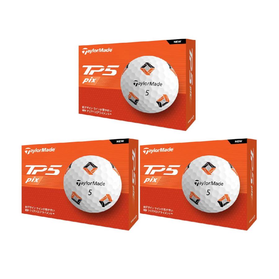 TaylorMade（テーラーメイド） TP5 TP5 pix ボール 3ダースセット : GDOゴルフショップ Yahoo!店 - 通販 ...
