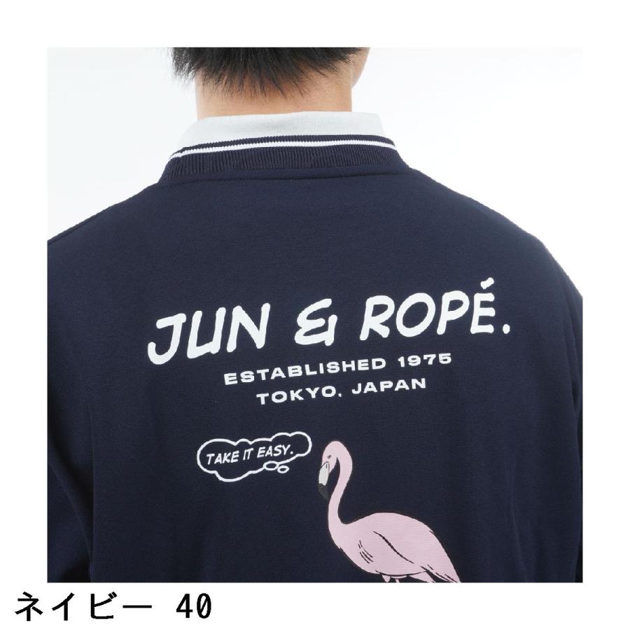 JUN&ROPE' ジュン アンド ロペ JUN & ROPE 2WAY バックメッシュポンチクルーネックプルオーバー : GDOゴルフショップ Yahoo!店 - 通販 - Yahoo!ショッピング