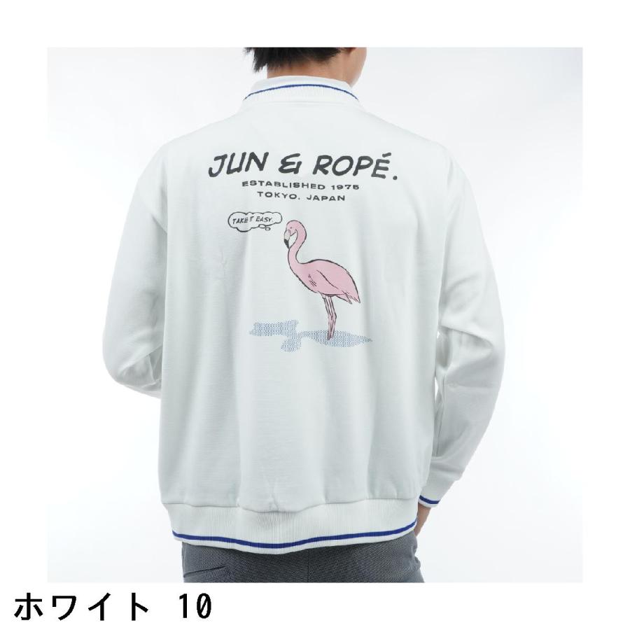 JUN&ROPE' ジュン アンド ロペ JUN & ROPE 2WAY バックメッシュポンチクルーネックプルオーバー : GDOゴルフショップ Yahoo!店 - 通販 - Yahoo!ショッピング