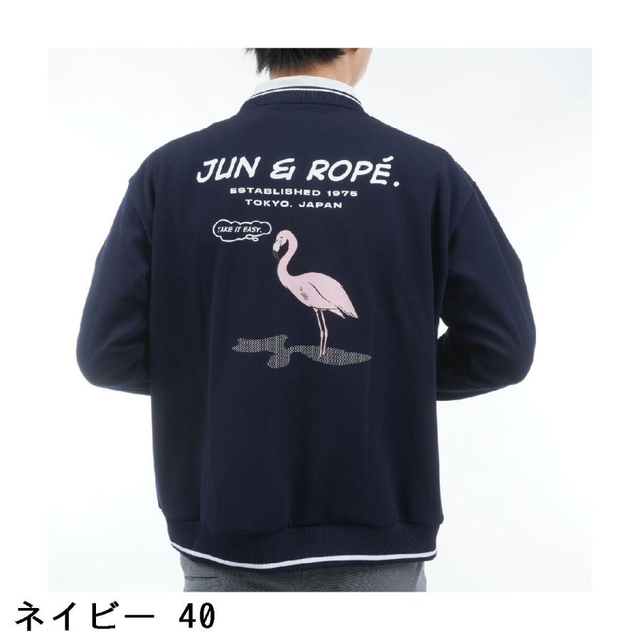 JUN&ROPE' ジュン アンド ロペ JUN & ROPE 2WAY バックメッシュポンチクルーネックプルオーバー : GDOゴルフショップ Yahoo!店 - 通販 - Yahoo!ショッピング