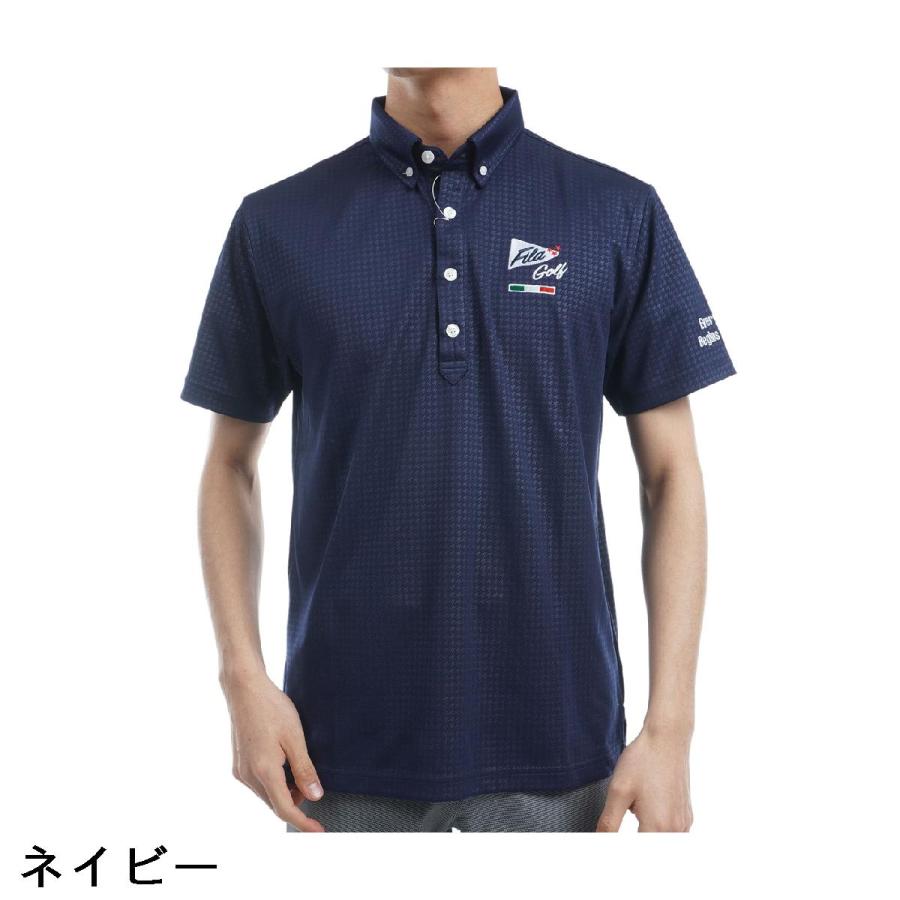 FILA フィラ GDO限定 千鳥エンボス 半袖ポロシャツ : GDOゴルフショップ Yahoo!店 - 通販 - Yahoo!ショッピング