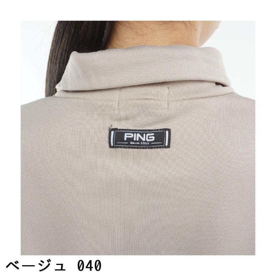 PING（ピン） 起毛フリースハイネック長袖シャツ レディス : GDOゴルフ