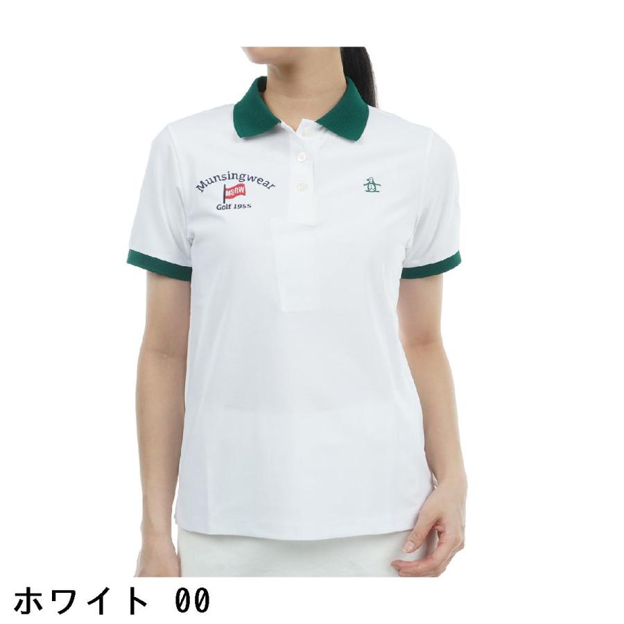 Munsingwear マンシングウェア SEASON COLLECTION SUNSCREEN 吸汗速乾 ストレッチ 鹿の子半袖ポロシャツ レディス : GDOゴルフショップ Yahoo!店 ...