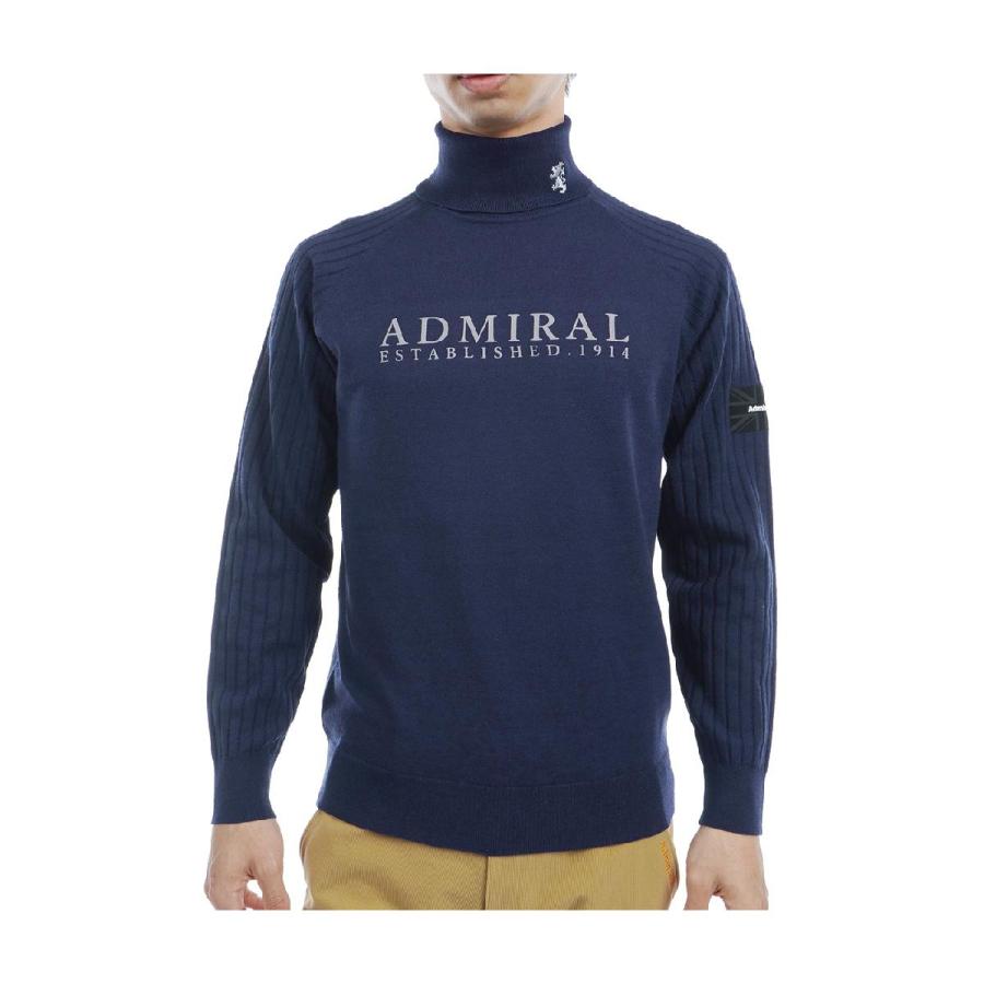 Admiral（アドミラル） Admiral 2段ロゴ タートルネックセーター : GDOゴルフショップ Yahoo!店 - 通販 - Yahoo!ショッピング