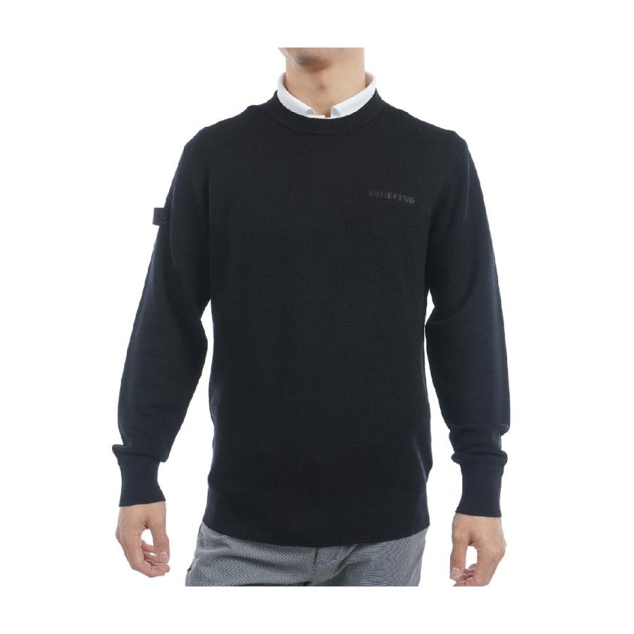 ブリーフィング BRIEFING メリノウール クルーネックセーター : 0000756229 : GDOゴルフショップ Yahoo!店 - 通販 - Yahoo!ショッピング
