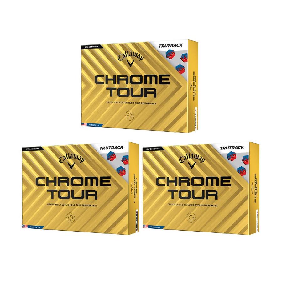 Callaway キャロウェイゴルフ CHROME SOFT TOUR 24 TRUTRACK ボール 3ダースセット : GDOゴルフ ...
