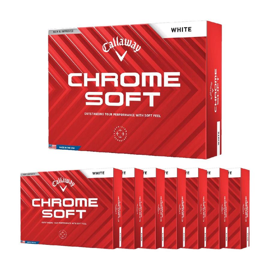 Callaway キャロウェイゴルフ CHROME SOFT 24 ボール 8ダースセット : GDOゴルフショップ Yahoo!店 - 通販 - Yahoo!ショッピング