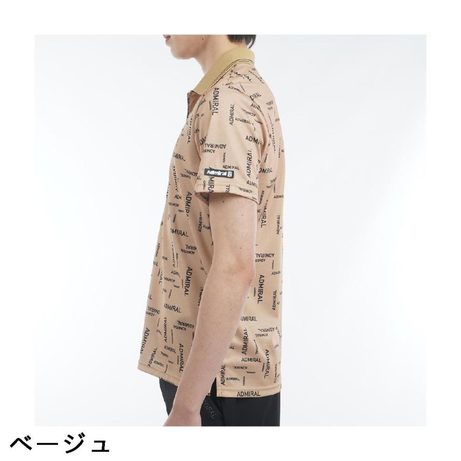 Admiral（アドミラル） ストレッチ モザイクロゴ プリント 半袖
