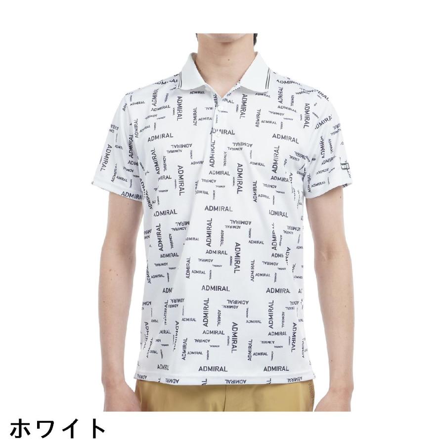 Admiral（アドミラル） ストレッチ モザイクロゴ プリント 半袖