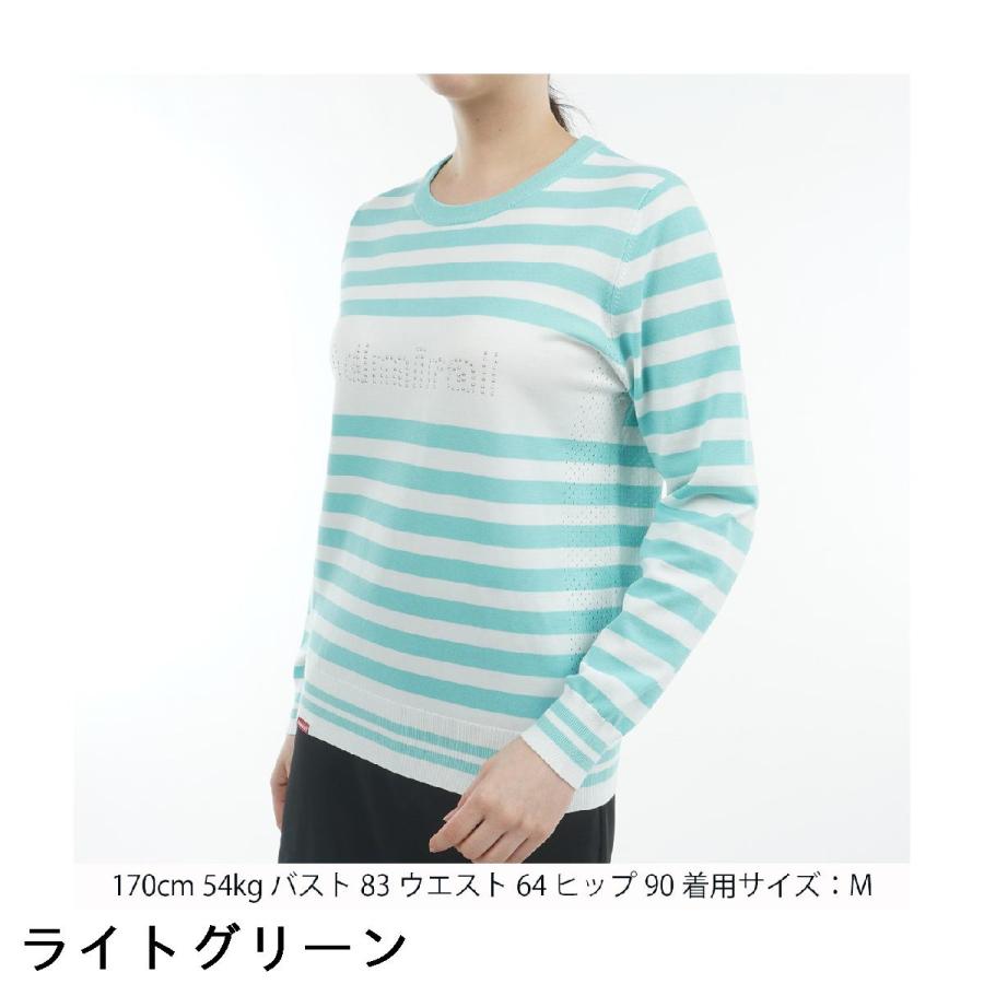 アドミラル　Admiral　メタリックロゴ ドライタッチセーター　レディス Admiral（アドミラル） メタリックロゴ ドライタッチセーター レディス