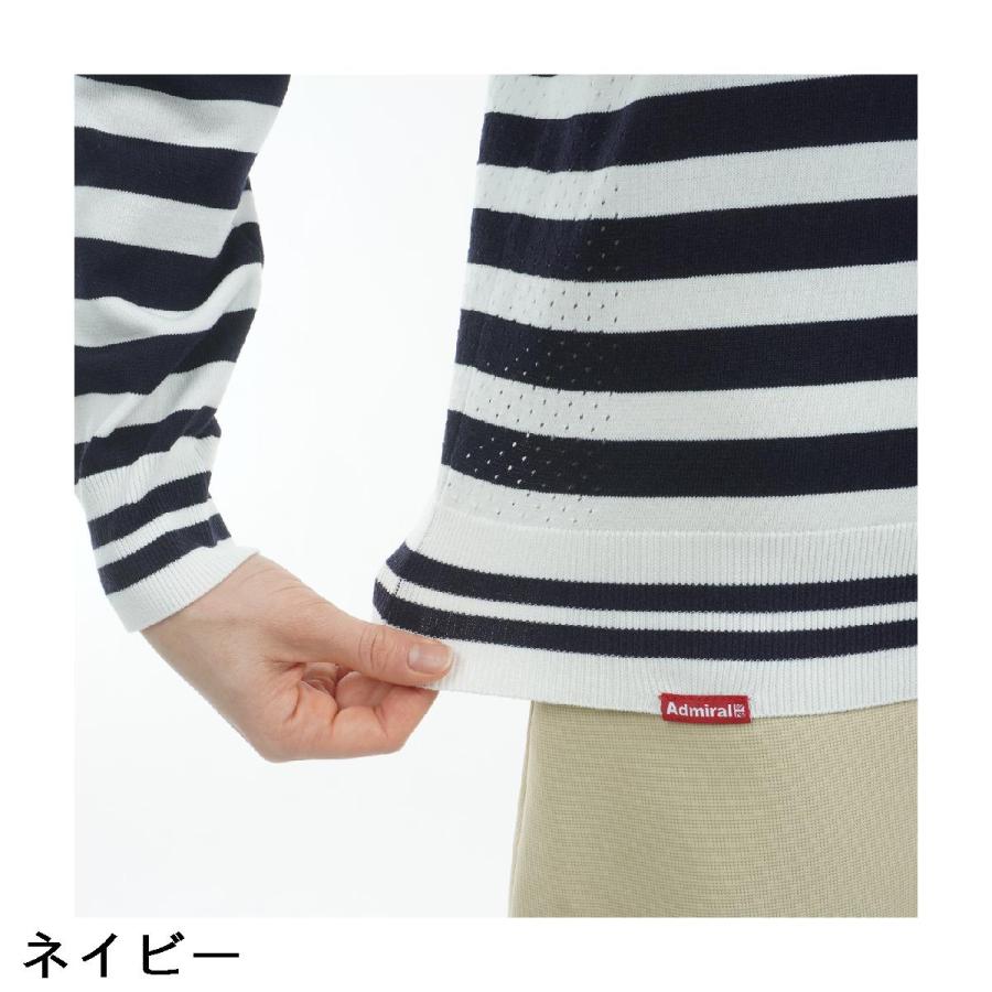 Admiral（アドミラル） メタリックロゴ ドライタッチセーター レディス