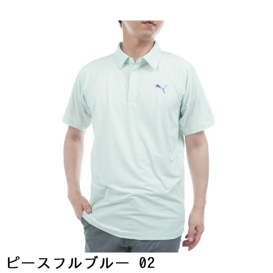 PUMA プーマ PF ソリッドライン 3D 半袖ポロシャツ : GDOゴルフショップ Yahoo!店 - 通販 - Yahoo!ショッピング
