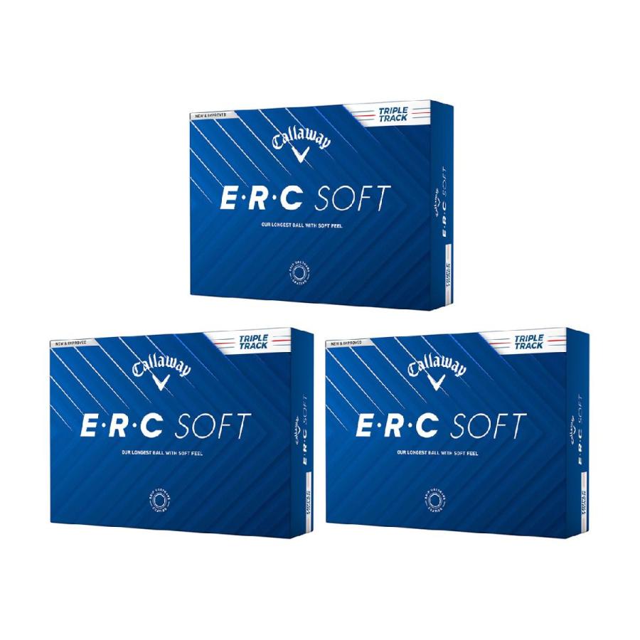 Callaway キャロウェイゴルフ E・R・C ERC SOFT TRIPLE TRACK ボール 3ダースセット : GDOゴルフショップ Yahoo!店 - 通販 - Yahoo!ショッピング