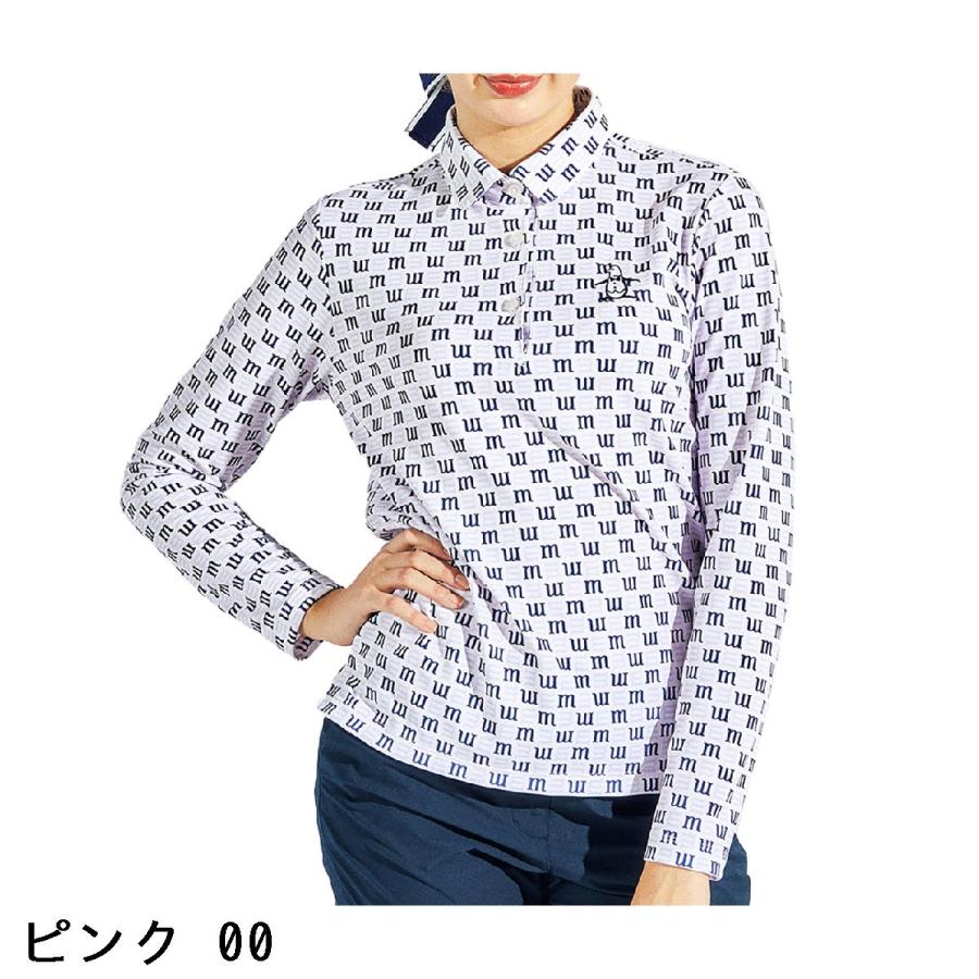 Munsingwear マンシングウェア SEASON COLLECTION SUNSCREEN ストレッチ ロゴプリント長袖ポロシャツ レディス : GDOゴルフショップ Yahoo!店 ...
