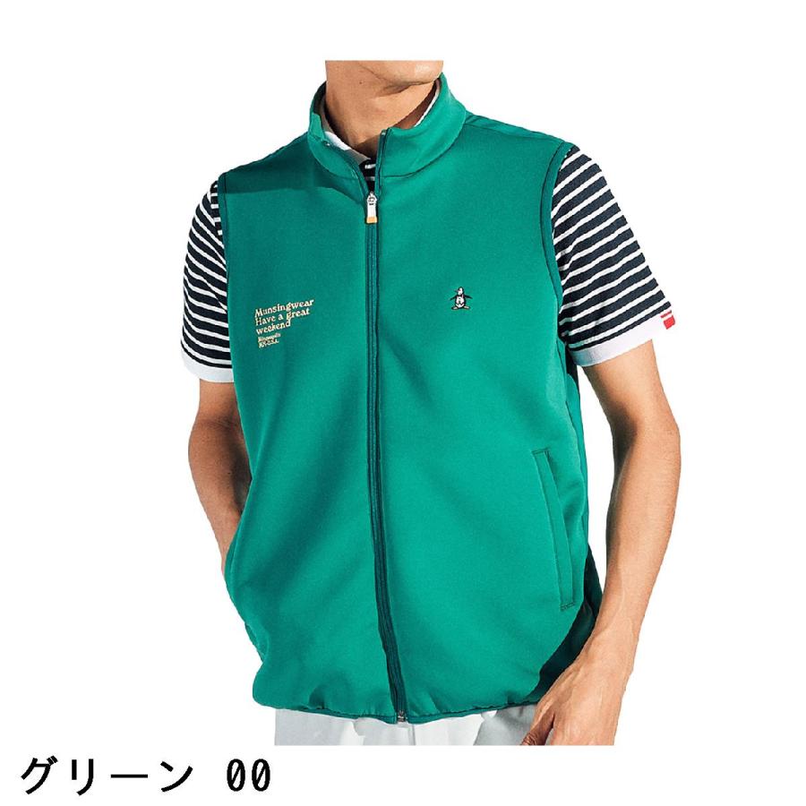 Munsingwear マンシングウェア SEASON ストレッチ ダンボール カットソーベスト : GDOゴルフショップ Yahoo!店 - 通販 - Yahoo!ショッピング