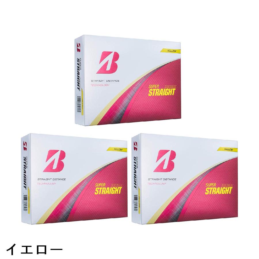 TOURSTAGE ブリヂストン SUPER STRAIGHT スーパーストレート ボール 3ダースセット : GDOゴルフショップ ...
