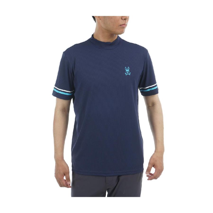 Psycho Bunny サイコバニー PSYCHO BUNNY スリーブライン モックネック半袖Tシャツ : GDOゴルフショップ Yahoo!店 - 通販 - Yahoo!ショッピング