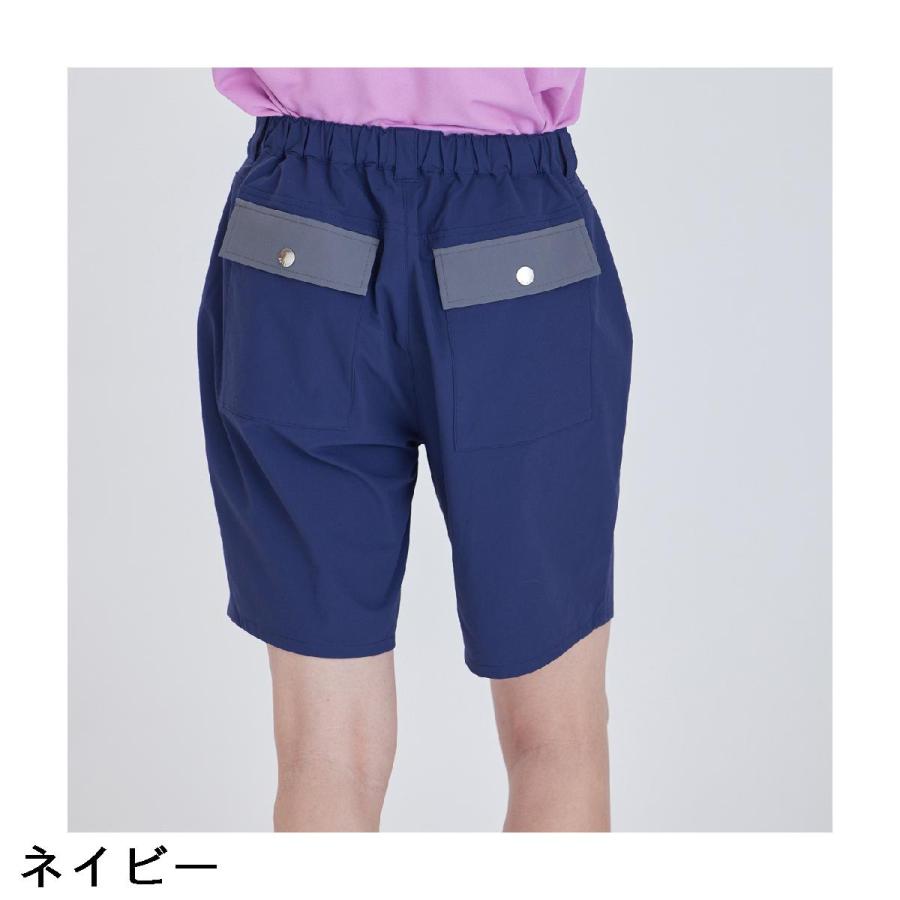 デルソルゴルフ DELSOL GOLF ストレッチ 配色切替ハーフパンツ