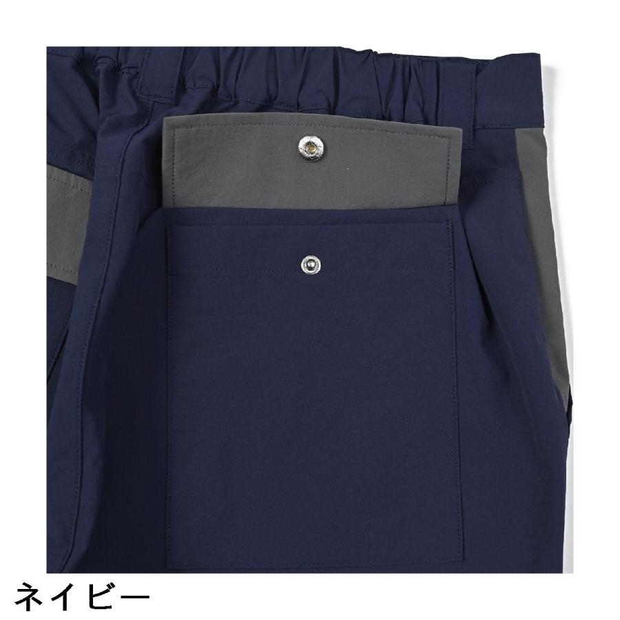 デルソルゴルフ DELSOL GOLF ストレッチ 配色切替ハーフパンツ