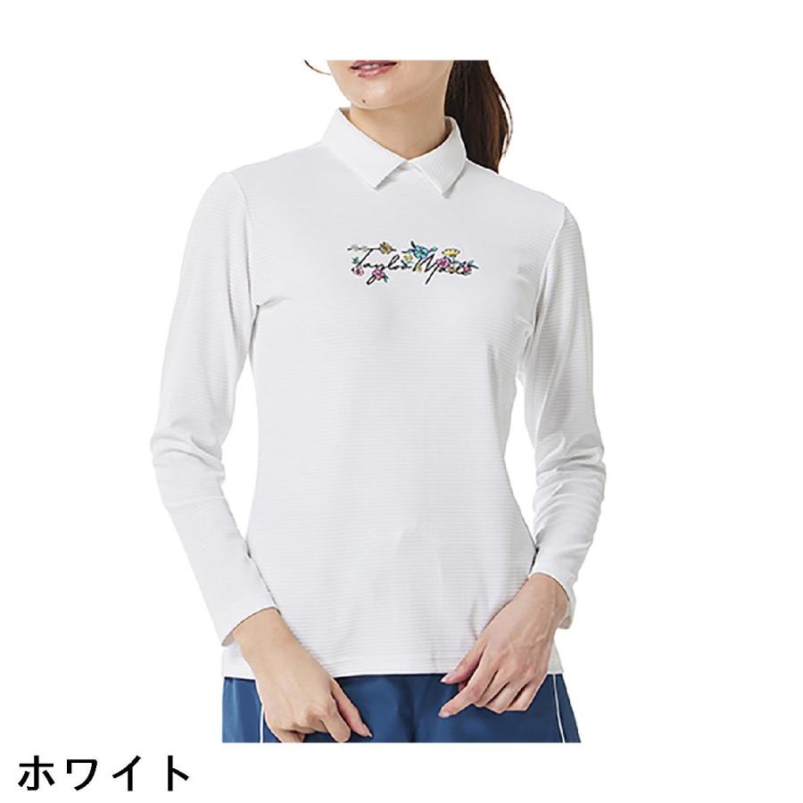 テーラーメイド　Taylor Made　ストレッチ Tコントロール フラワーロゴ長袖シャツ　レディス TaylorMade（テーラーメイド） ストレッチ Tコントロール フラワーロゴ