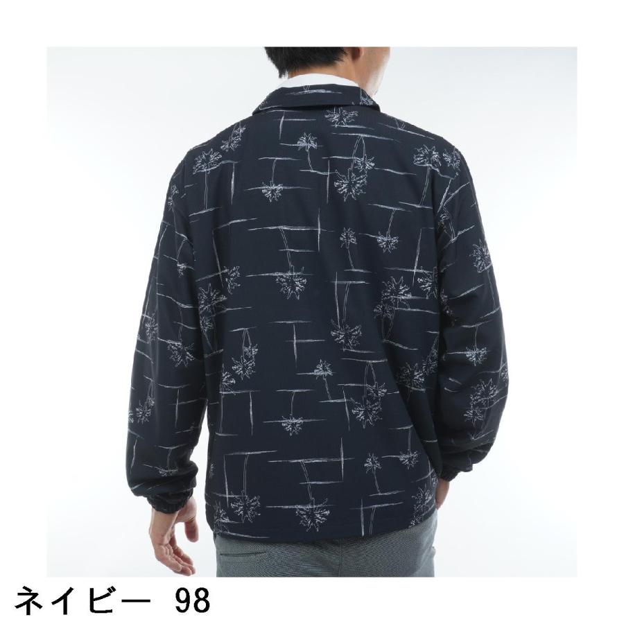 Rosasen（ロサーセン） ストレッチ パームツリー柄 コーチジャケット