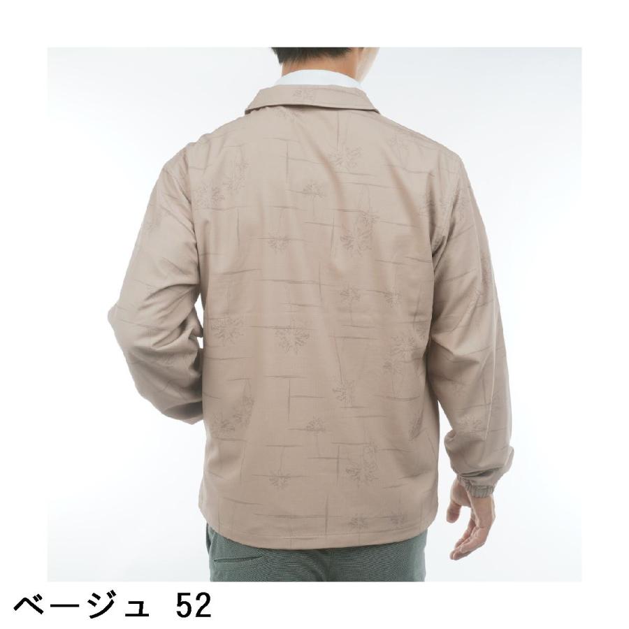 Rosasen（ロサーセン） ストレッチ パームツリー柄 コーチジャケット
