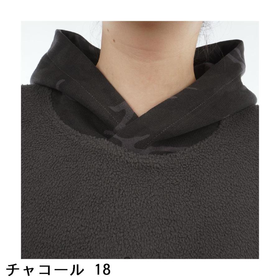 Rosasen（ロサーセン） 起毛ジャージ 迷彩切替フーディー レディス