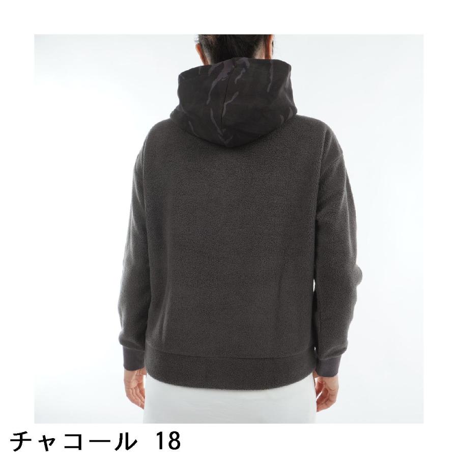 ロサーセン ROSASEN 起毛ジャージ 迷彩切替フーディー ゴルフウェア