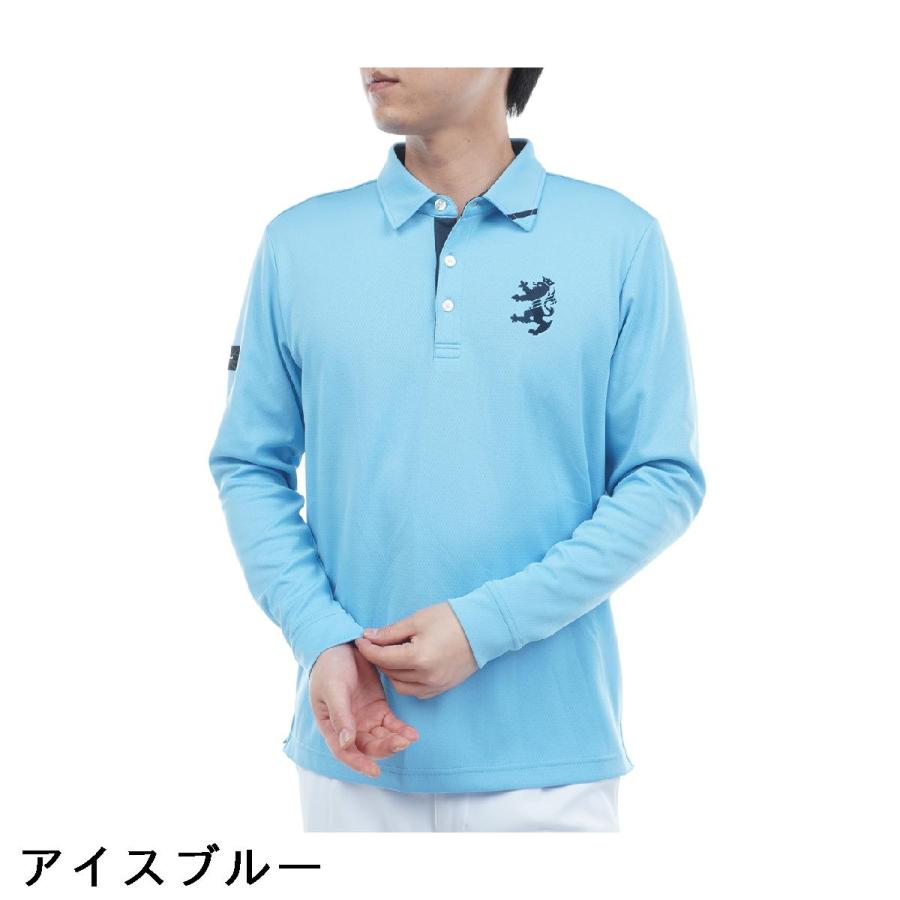 Admiral（アドミラル） カラタッチ 長袖ポロシャツ : GDOゴルフ