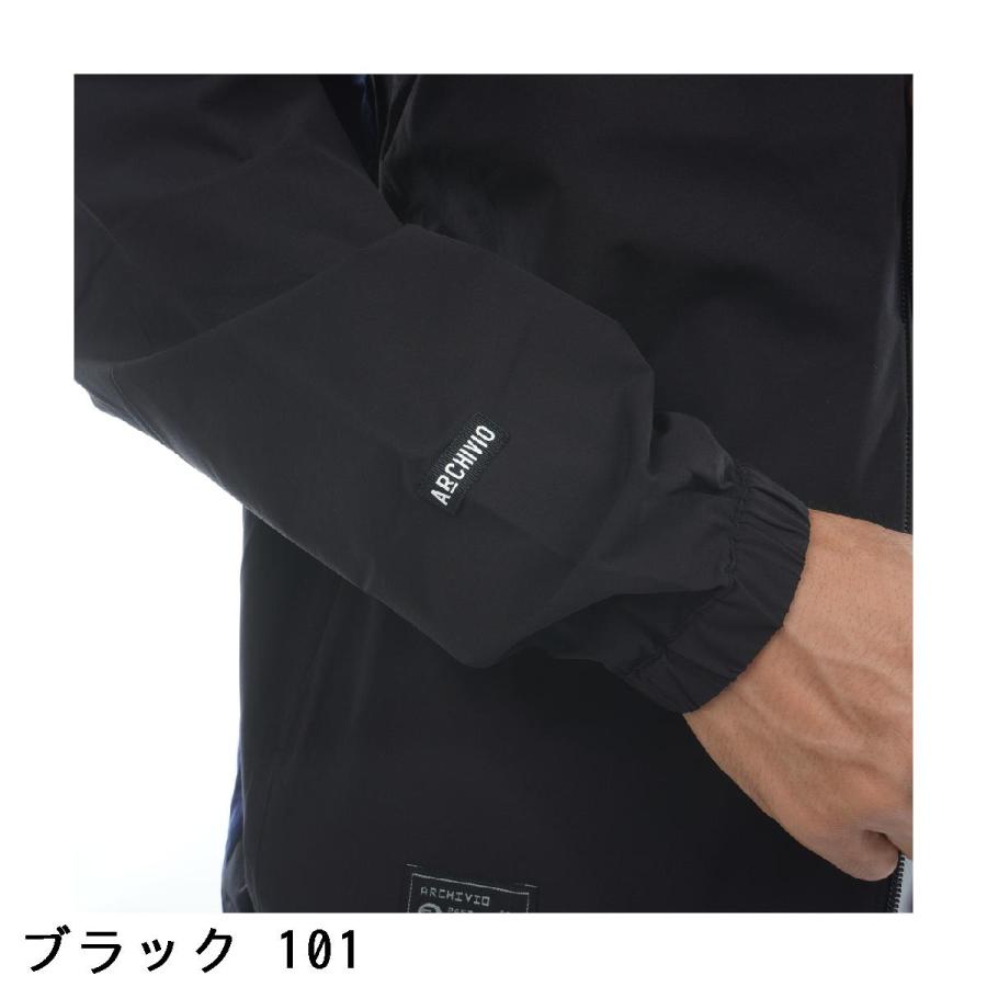 archivio（アルチビオ） 配色フード撥水ブルゾン : GDOゴルフショップ