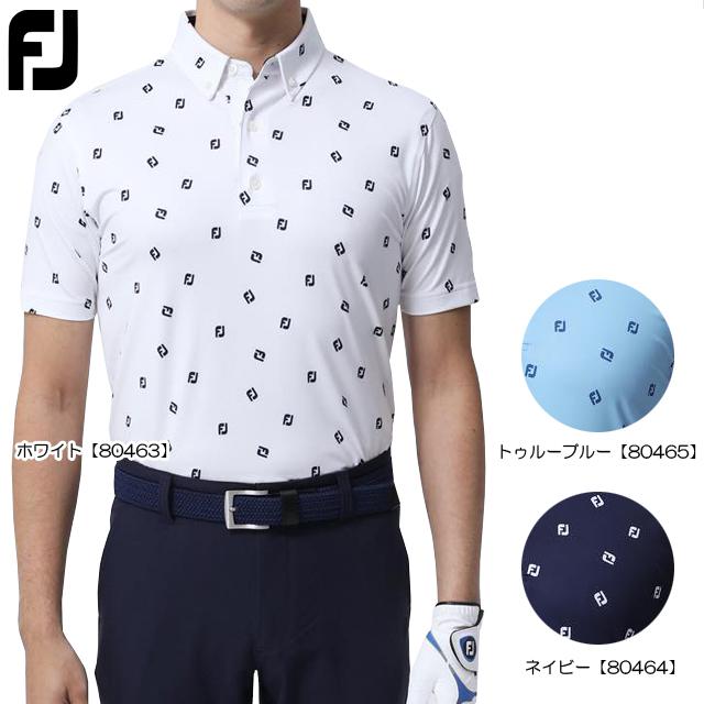 FootJoy 【50%OFF半額】【送料無料 メール便】 FOOTJOY フットジョイ ロゴプリント 半袖 ボタンダウンシャツ FJ-S23-S06 : ギアムーブストア - 通販 ...