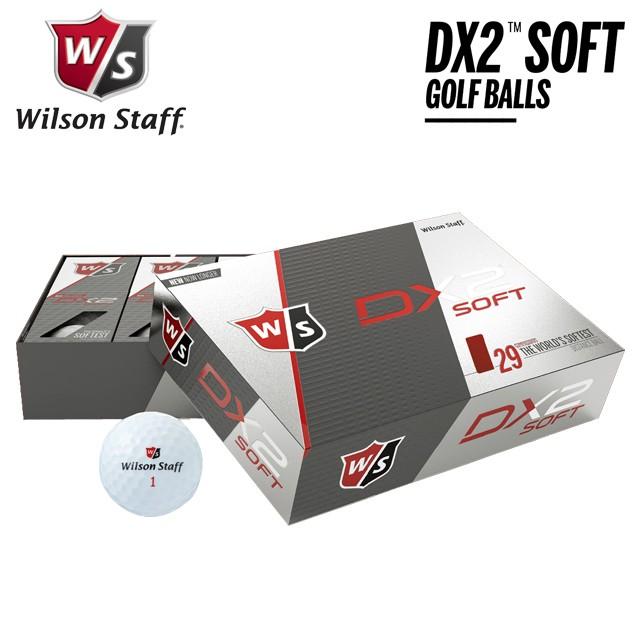 Wilson Staff 【送料無料】WILSON ウィルソン DX2 SOFT GOLF BALLS ゴルフボール 1ダース : ギアムーブ ...