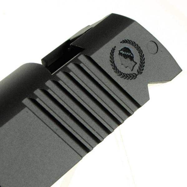 ARROW ARMS Kimber 1911 タイプ CNC アルミスライド マルイ MEU、1911用 ブラック :AM-SLIDE-022 ...