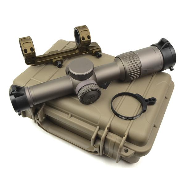 ARROW OPTICS 1-6x24 RAZOR HD GenII-Eタイプ ライフルスコープ マウントセット 4倍率Ver デザートカラー ...