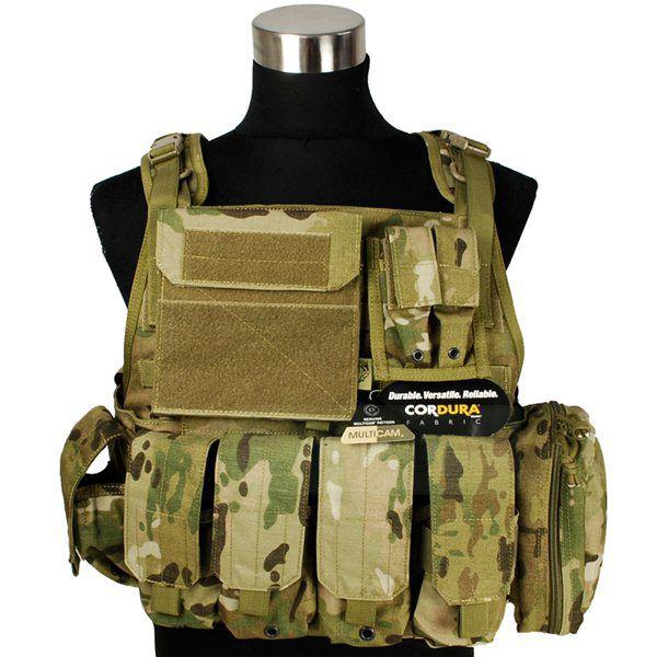 FLYYE MOLLE Style PC Plate Carrier with Pouch set マルチカム 迷彩 : fy-vt-m003 ...